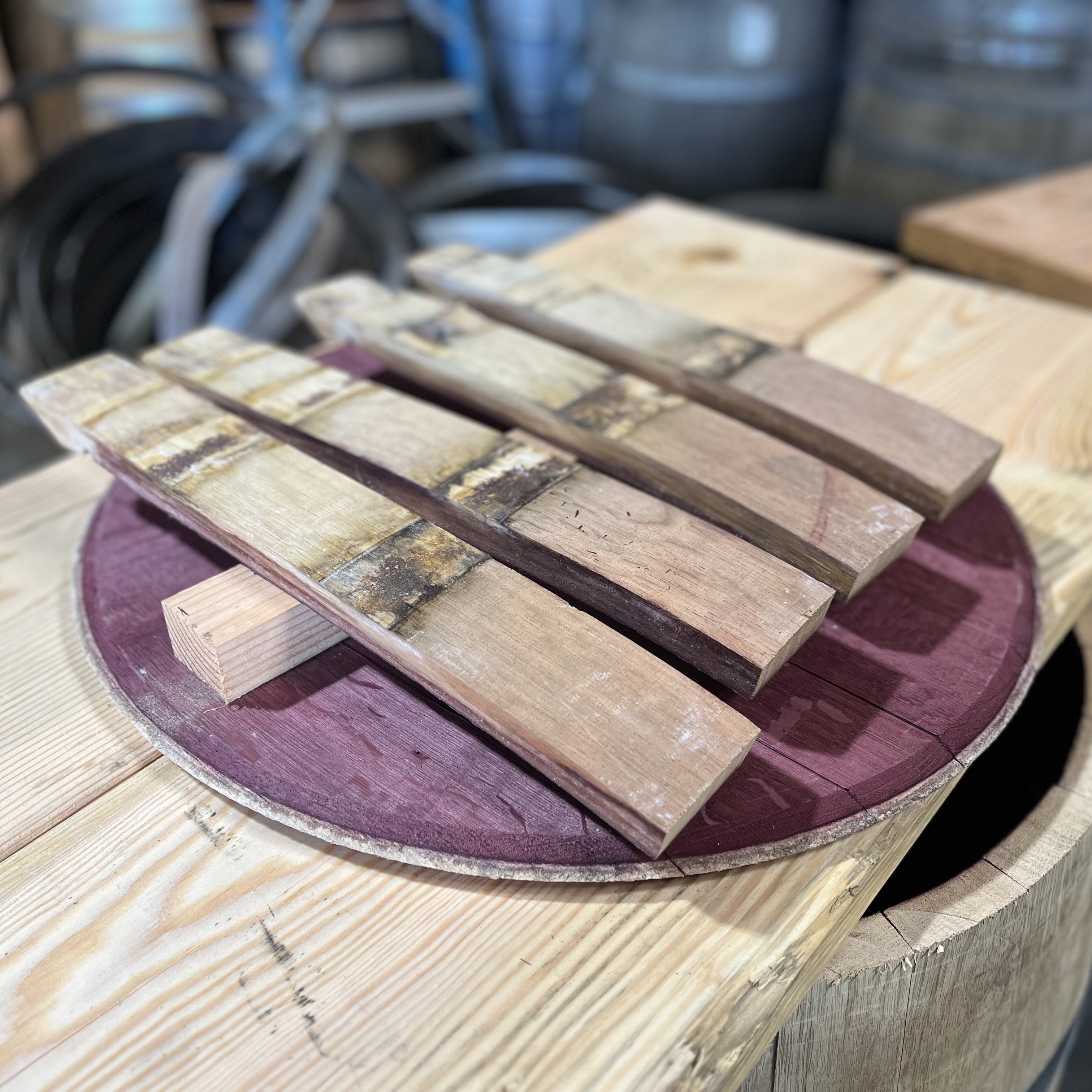 Wine Barrel Side Table Kit - Walmart.com