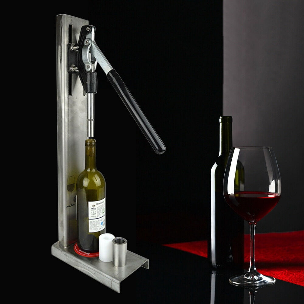 Wine Bottle Corking Machine, Manual Pressure Corker Wine Bottle, 2 POM ...