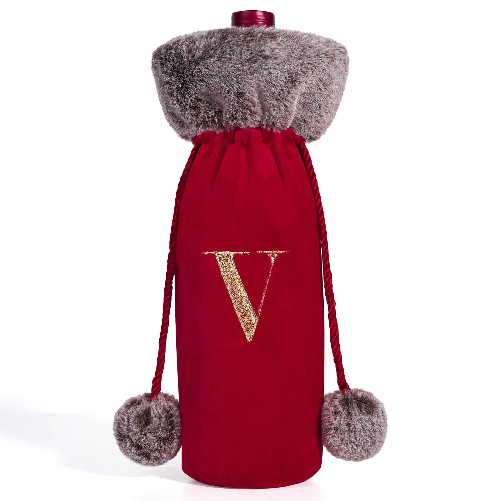 Wine Bottle Cover under $5! kkbbma Wine Bottle Letter Covers ...