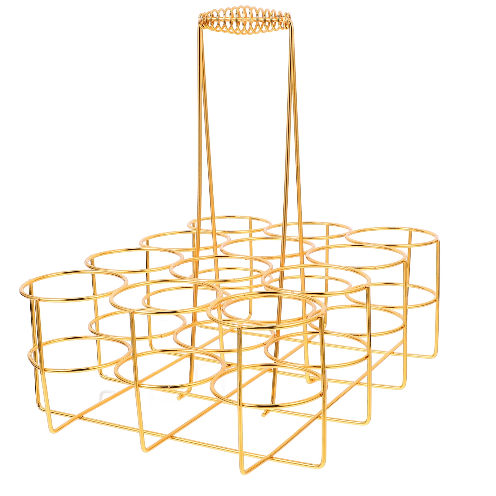 Wine Bottle Crate Milk Carrier Wire Beer Basket Bar Storage Man ...