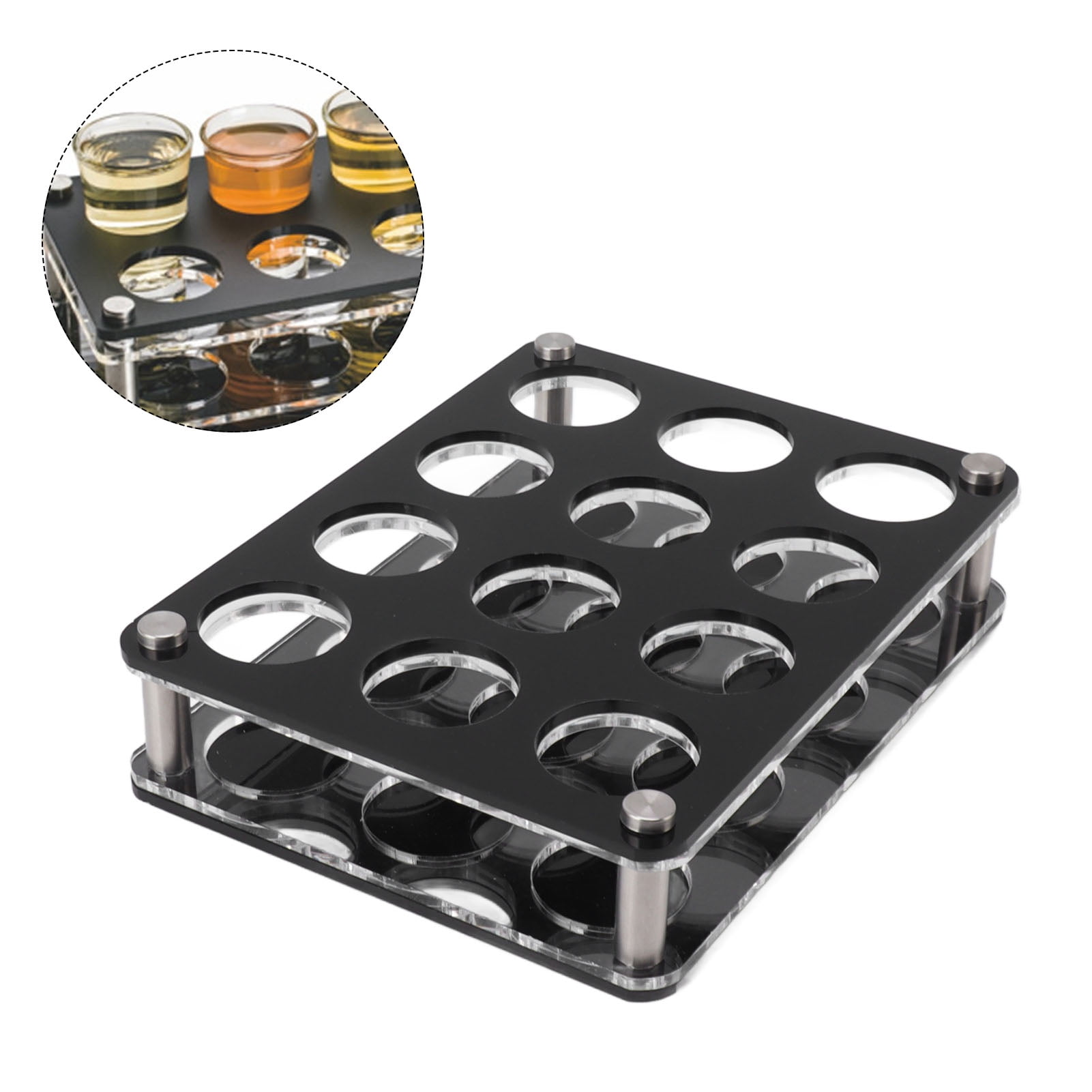 Wine Bottle Display Holder, Acrylic Impact Resistant Decorative Wine ...