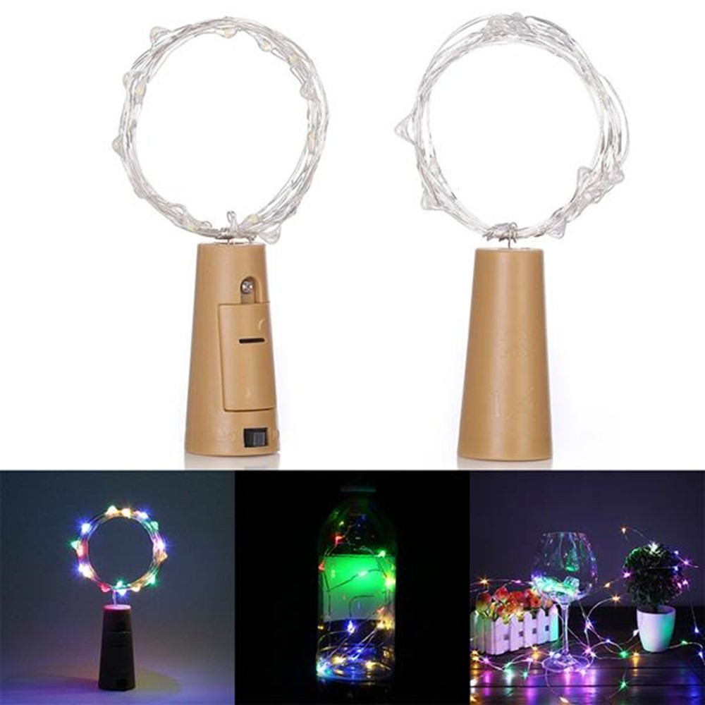 Wine Bottle Lights with Cork,6.7ft LED Lights Battery Operated LED Cork ...