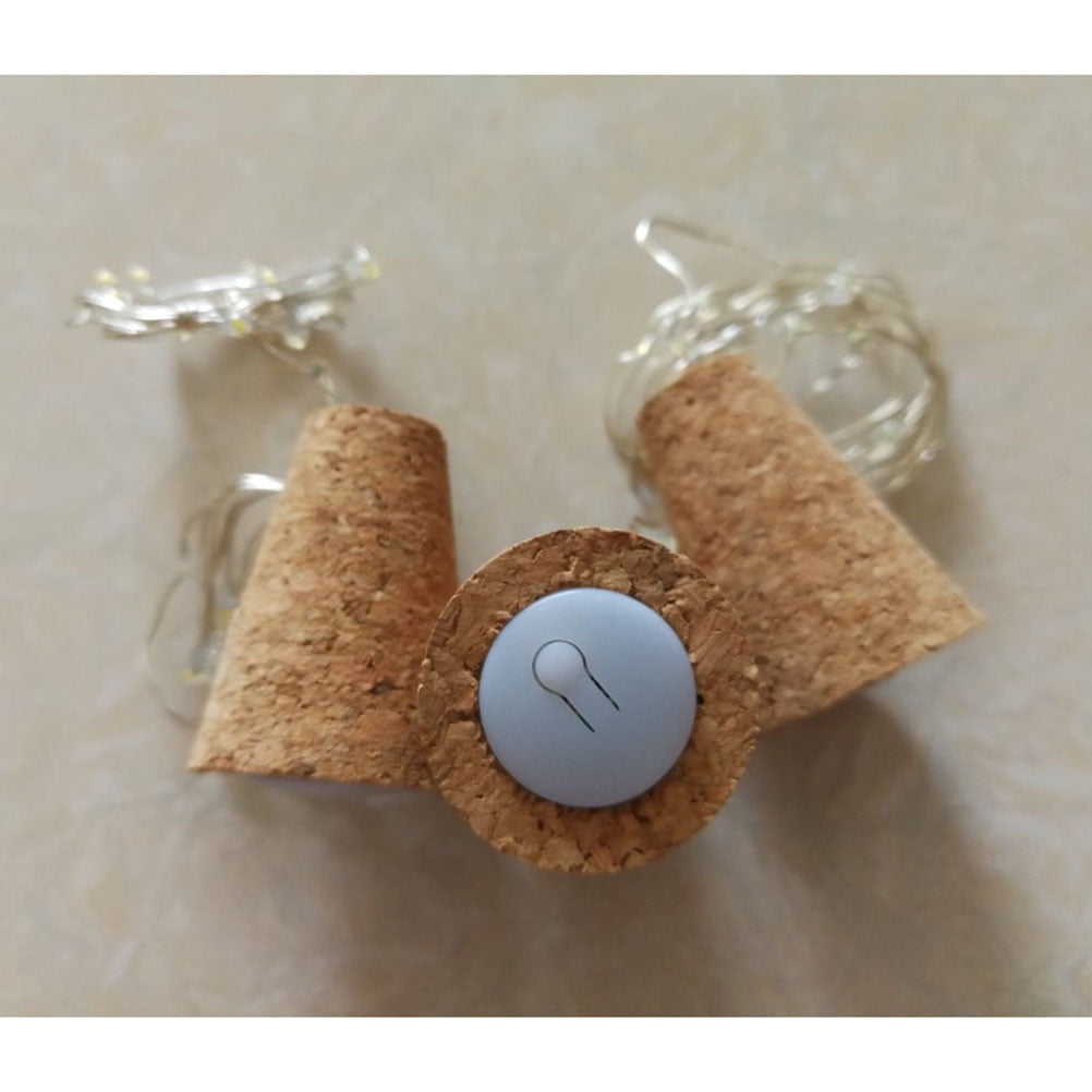 Wine Bottle Lights with Cork LED Cork Lights Copper Wire Bottle Lights ...