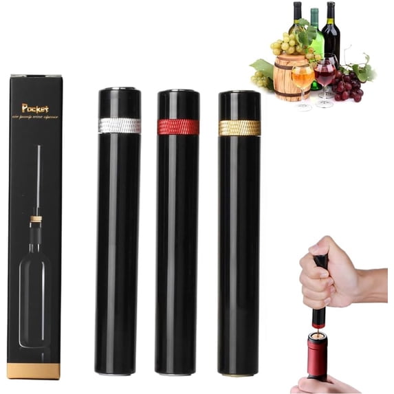 Wine Bottle Opener, Pocket Air Pressure Pump Cork Extractor, Mini ...