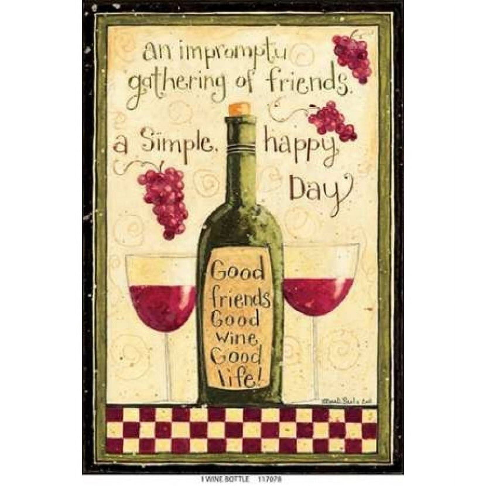 Wine Bottle Poster Print by Dan DiPaolo - Walmart.com