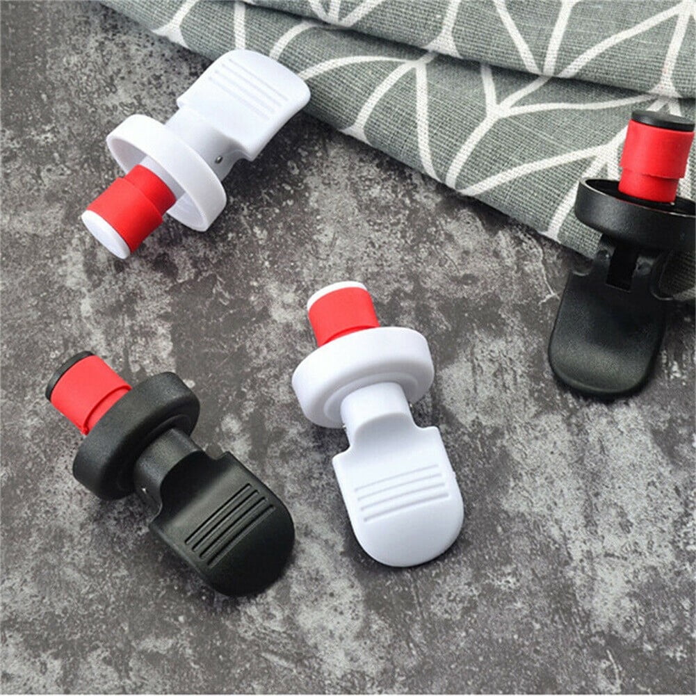 Wine Bottle Stopper Bar Hand Press Sealing Stop Cap Beers Cork Seal ...