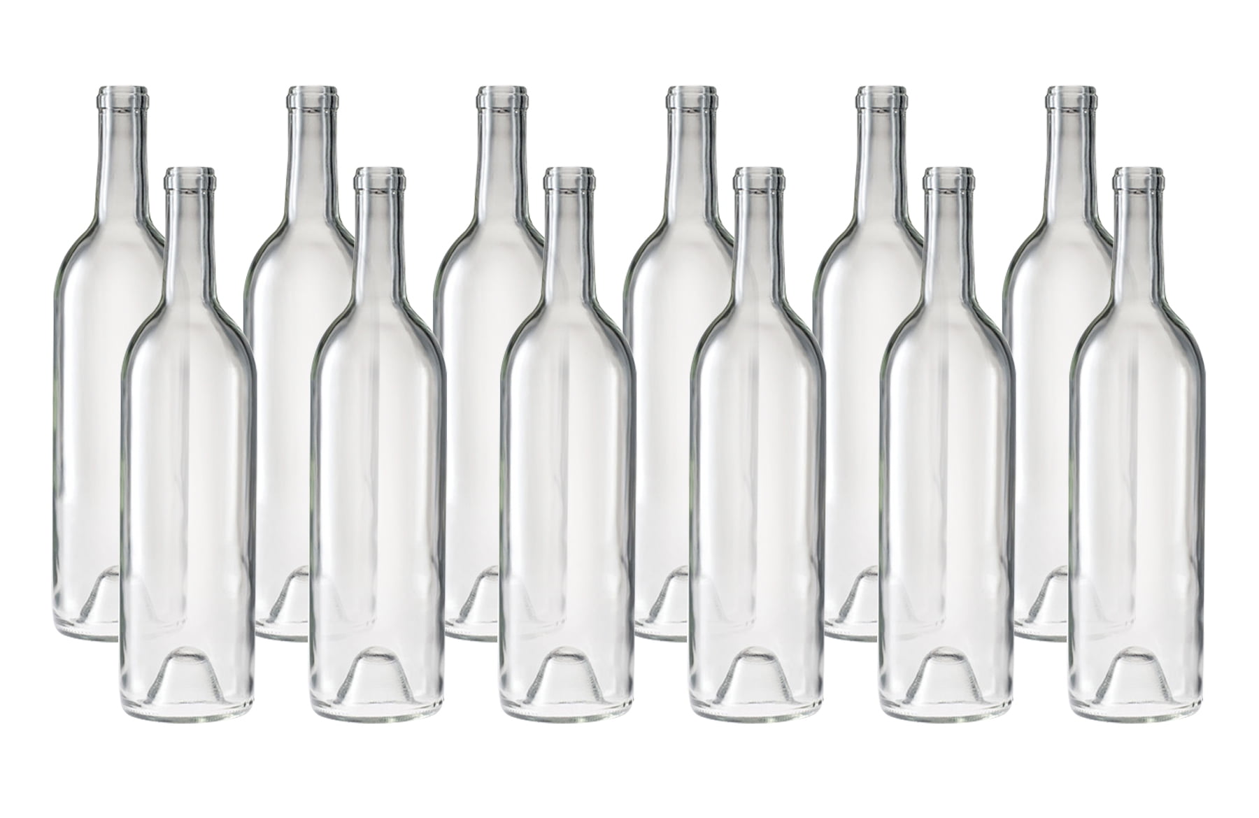 Homebrew Outpost, Wine Bottles, 750ml, Punted Bottom, Clear Glass ...