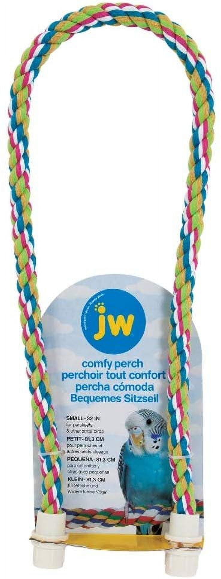 JW Pet Flexible Multi-Color Comfy Rope Perch 32" - Walmart.com