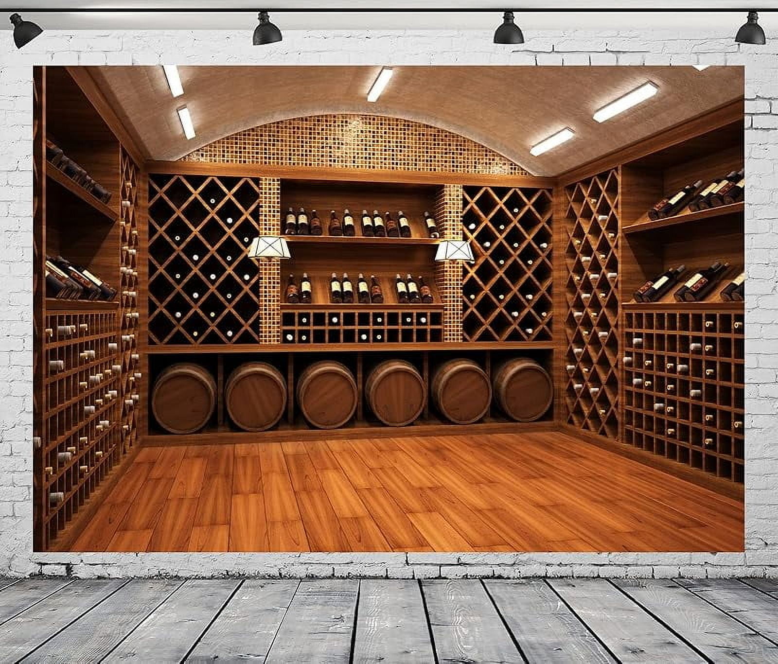 Wine Cellar Backdrop Luxurious Wine Vault Winery Backdrops Wine Cabinet ...