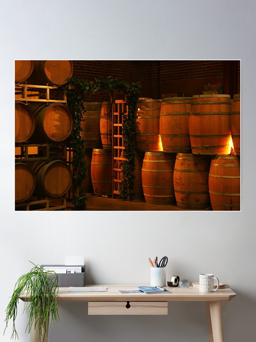 Wine Cellar Poster Wall Art, Modern Wall Decor For Living Room Bedroom ...
