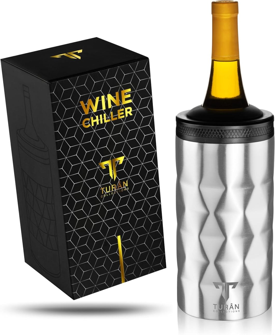 Wine Cooler - Insulated Portable Wine Chiller Bucket - Wine Chiller For ...