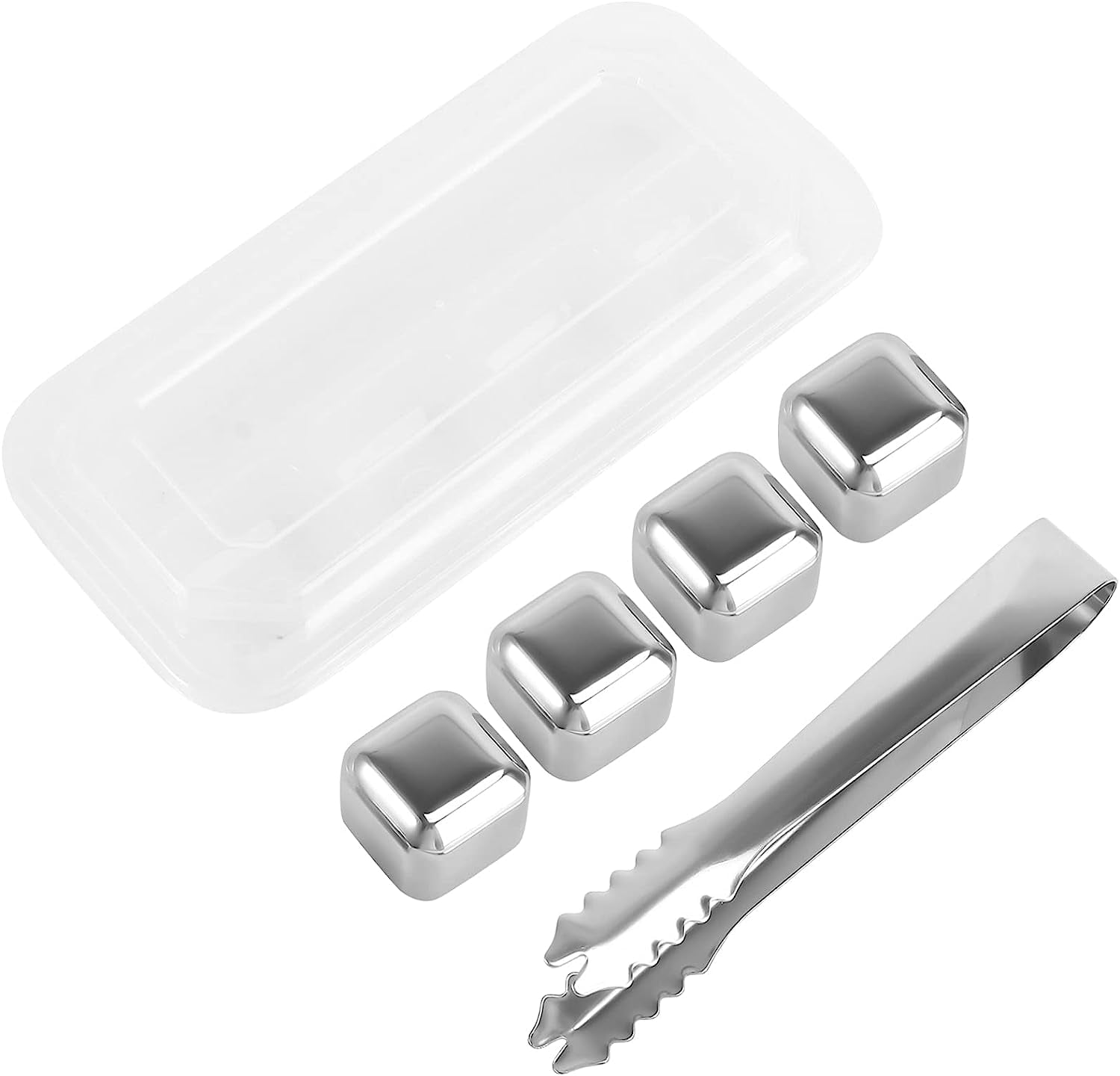 Wine Cooler Whiskey Stones Stainless Steel Ice Cubes For Drinks ...