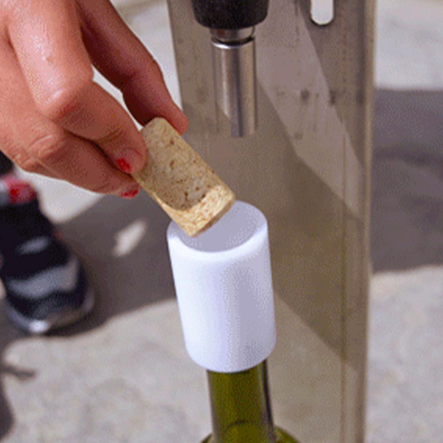Wine Corker, Hand Wine Bottle Re-corker, Bottle Capper for Bottling ...