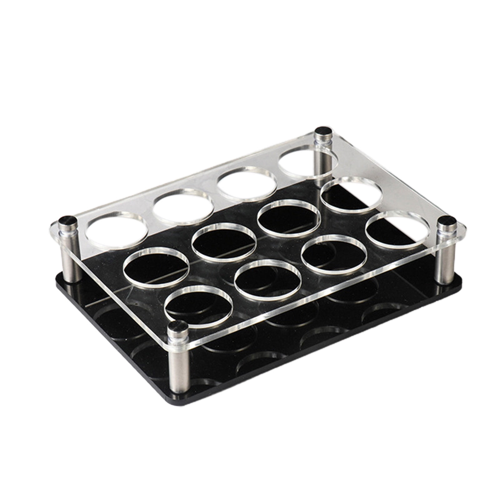 Wine Cup Holder High Stability Transparent Lightweight Square Heavy ...