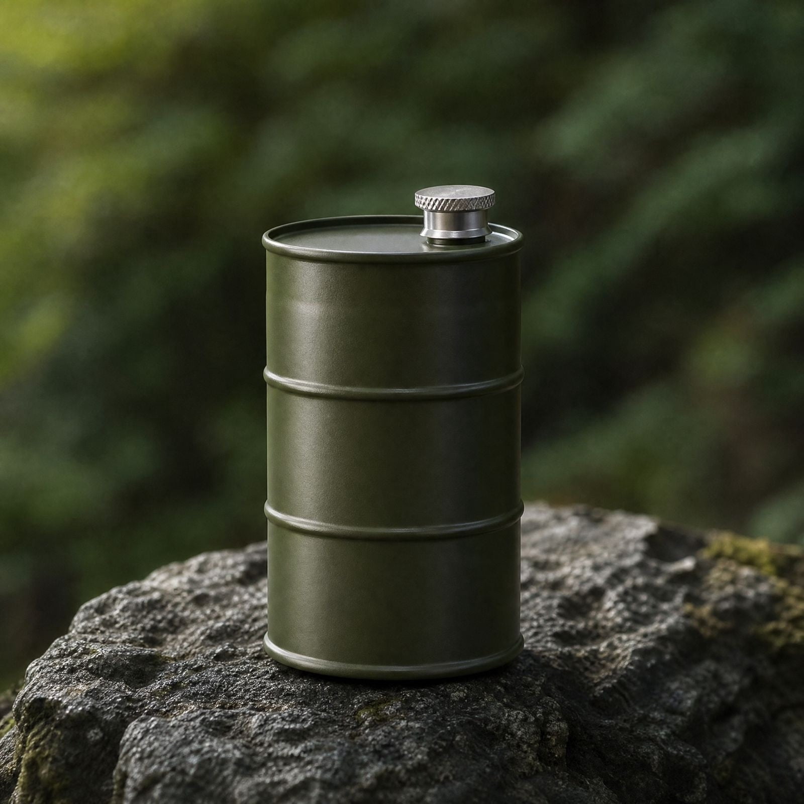 Wine Flask 25.4 oz 304 Stainless Steel Cylindrical and Irregularly ...