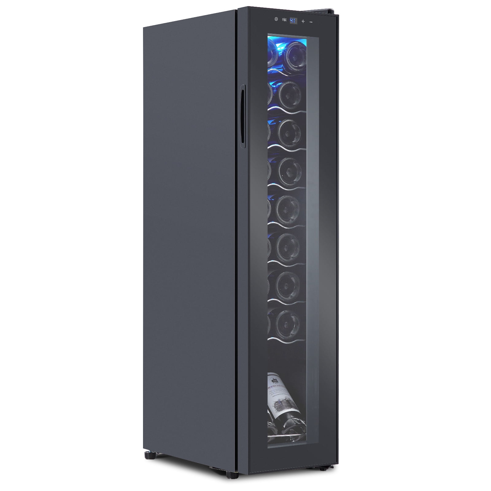 Wine Fridge, Freestanding Compressor Wine Cooler Refrigerator, Wine ...