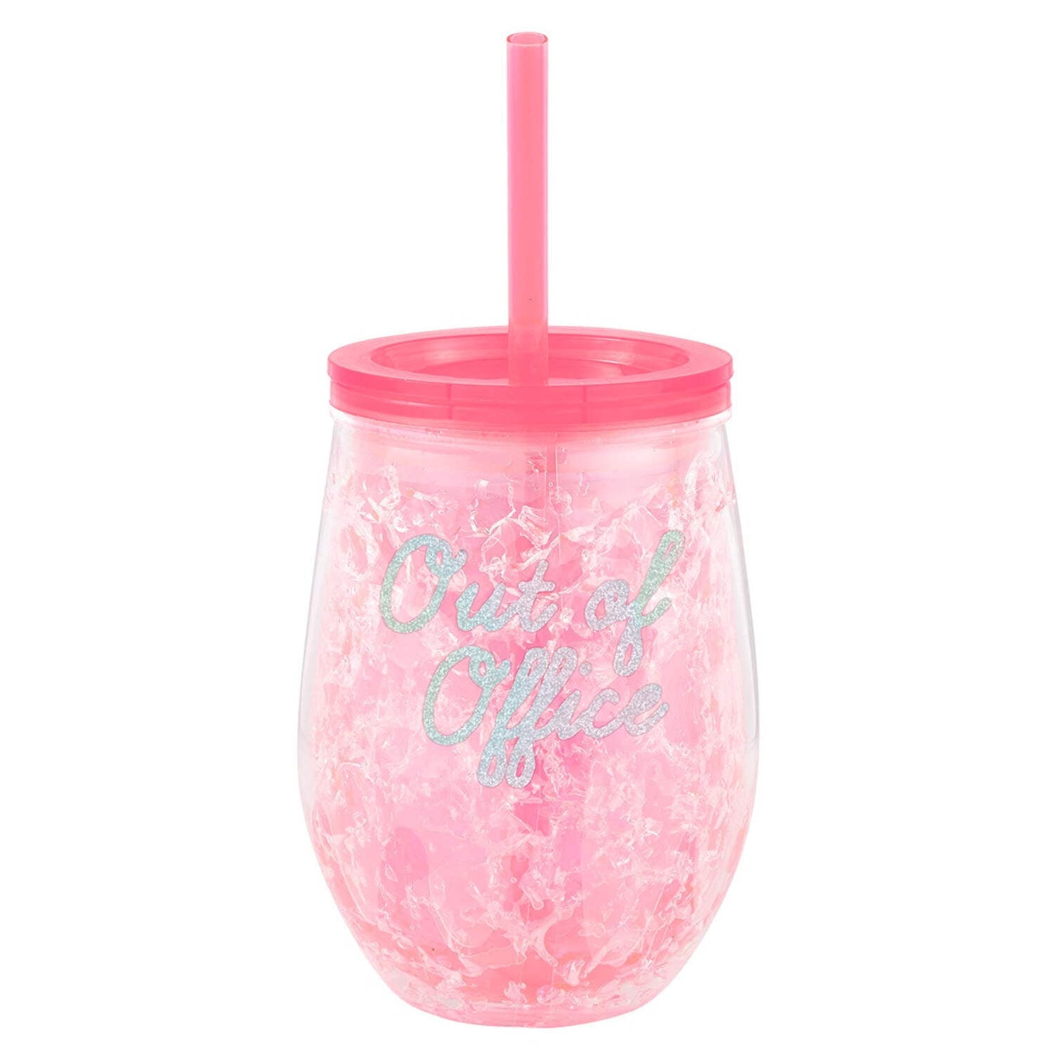 Wine Frosé Slushy Chiller "Out of Office" | Freezable Acrylic Tumbler ...