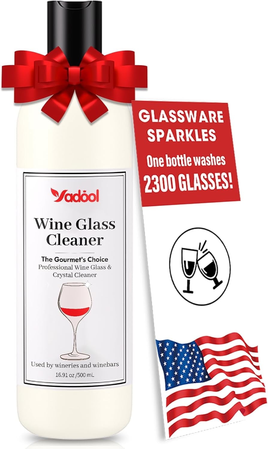 Wine Glass Cleaner and Crystal Cleaning Liquid, Effectively Removers ...
