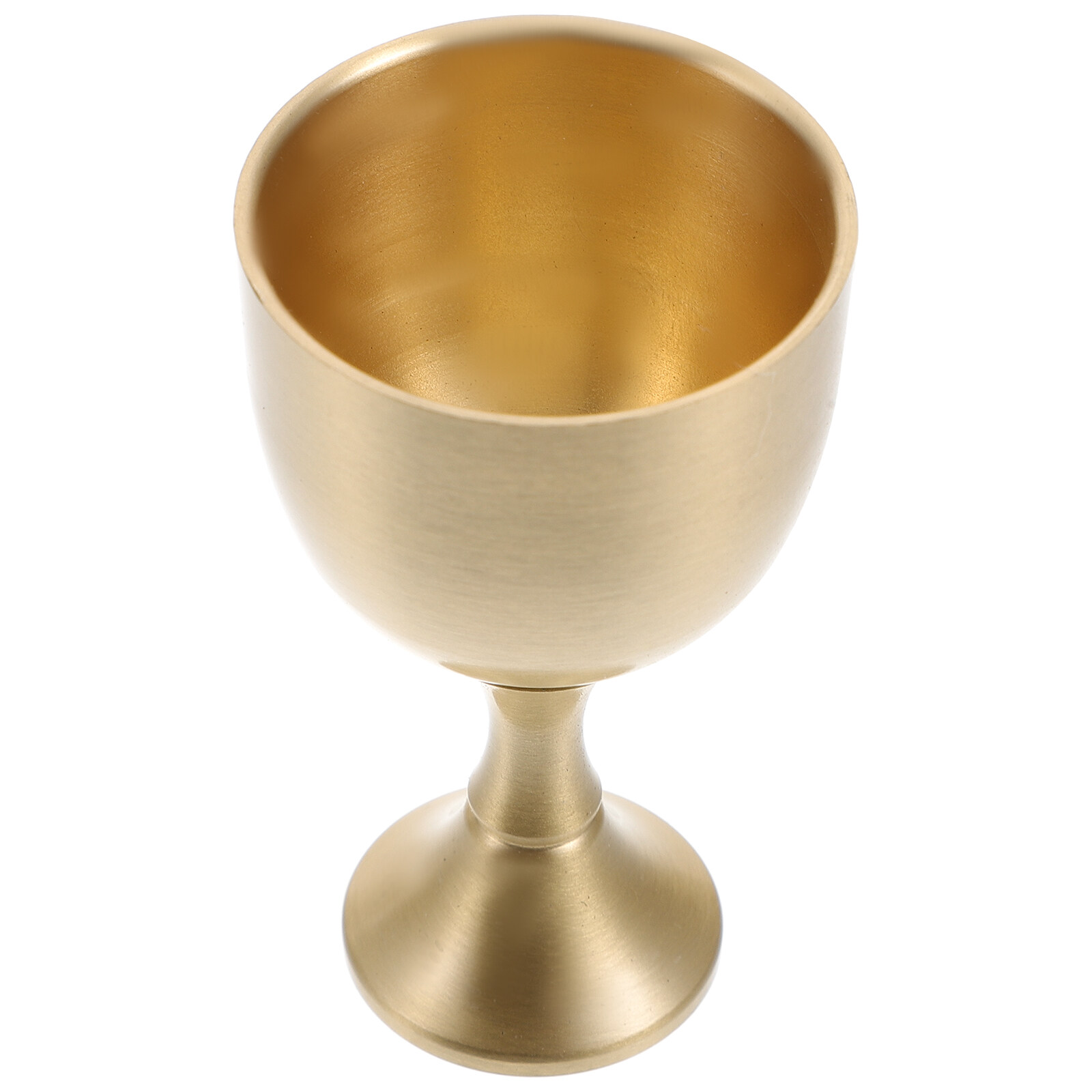 Golden Brass Liquor Cup for Home Use Simple and Spirits Cup with Smooth ...
