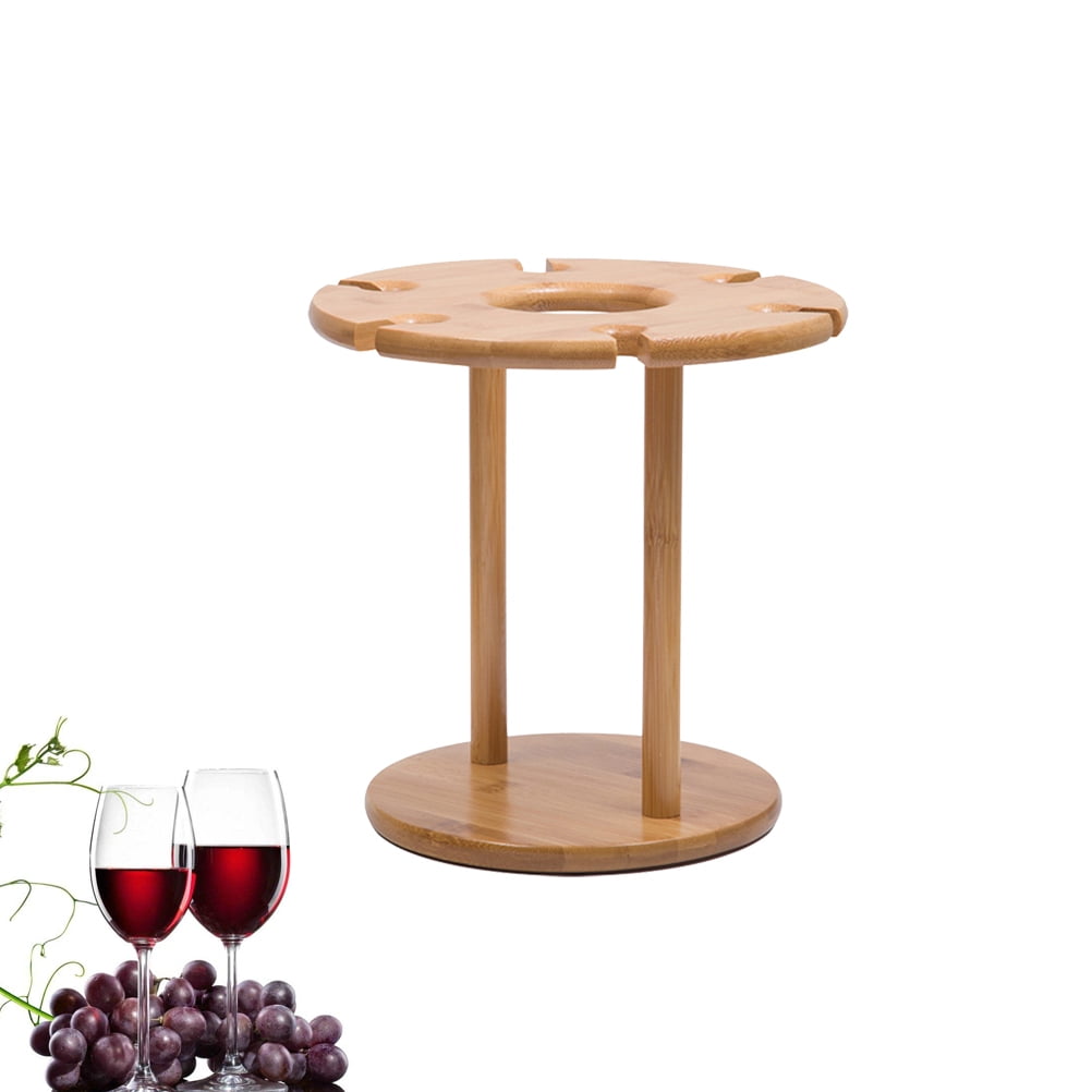 REOFLYUP goblet rack Wine Glass Drying Rack Wood Holding Wine Glasses ...