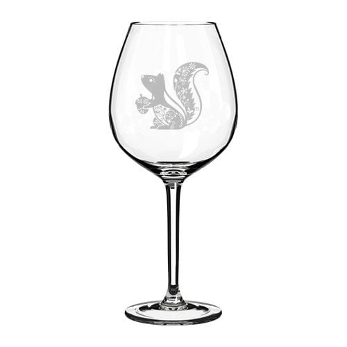 Wine Glass Goblet Fancy Squirrel (20 oz Jumbo) - Walmart.com