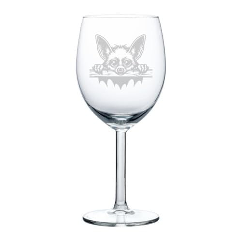 Wine Glass Goblet Gift Peeking Bat (10 oz) - Walmart.com