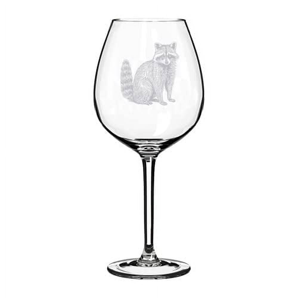 Wine Glass Goblet Gift Raccoon (20 oz Jumbo) - Walmart.com