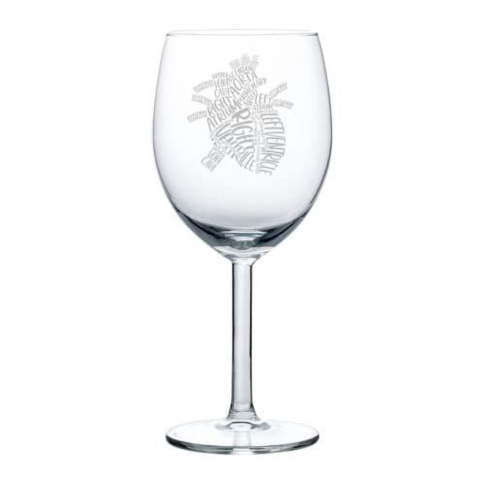 Wine Glass Goblet Heart Anatomy Anatomical Heart Cardiology ...