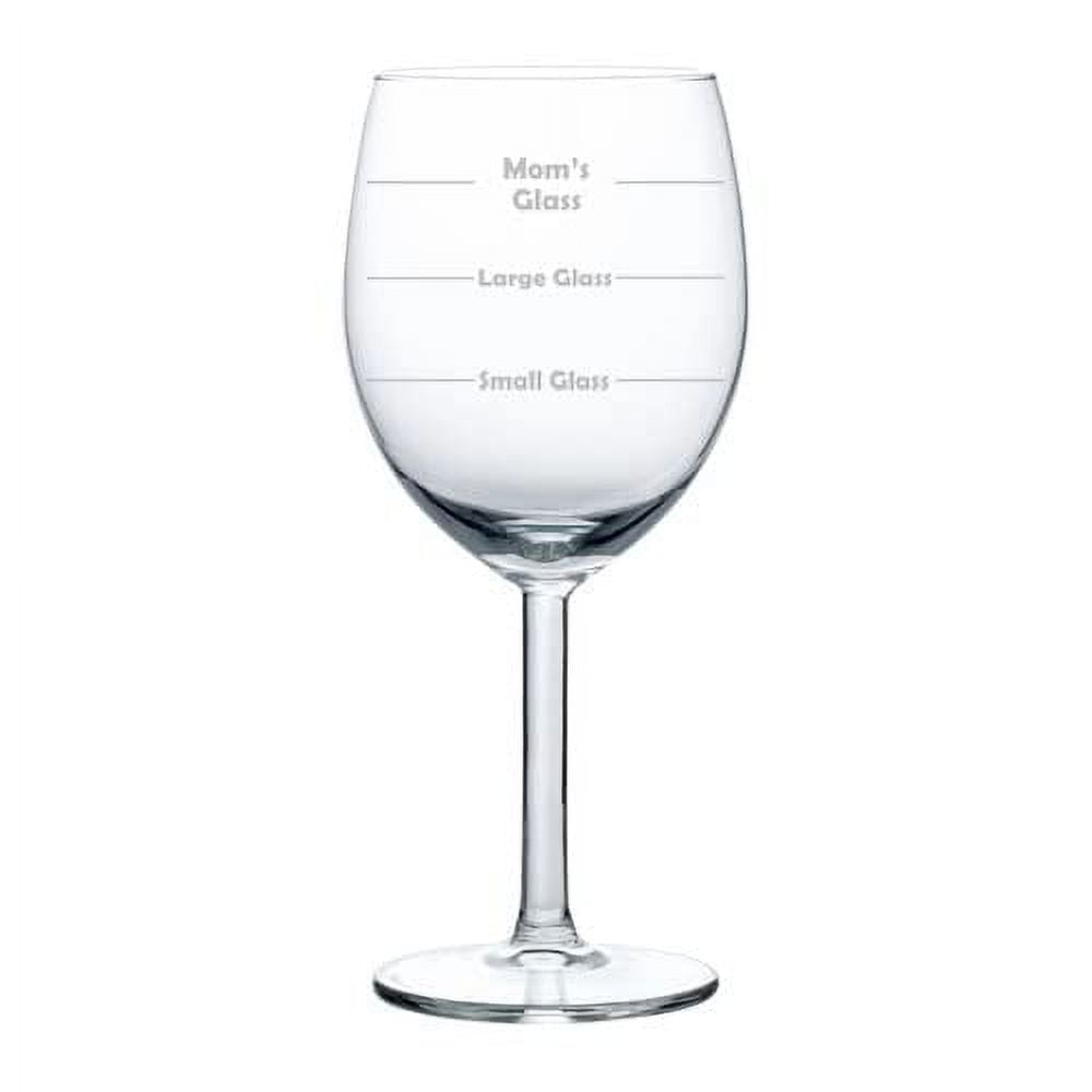 Wine Glass Goblet Small Glass Large Glass Mom's Glass Funny Mother's ...