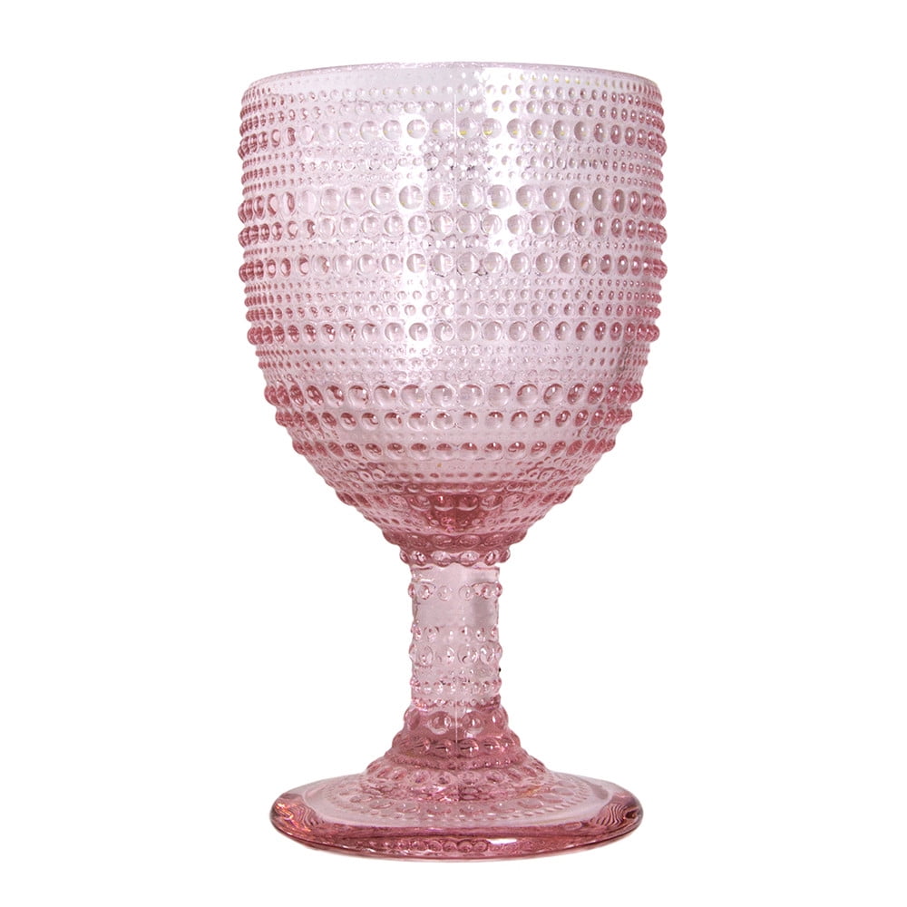 Wine Goblets Pearl Pink Goblet 11 fl oz (200ml) Glasstar, Wedding ...