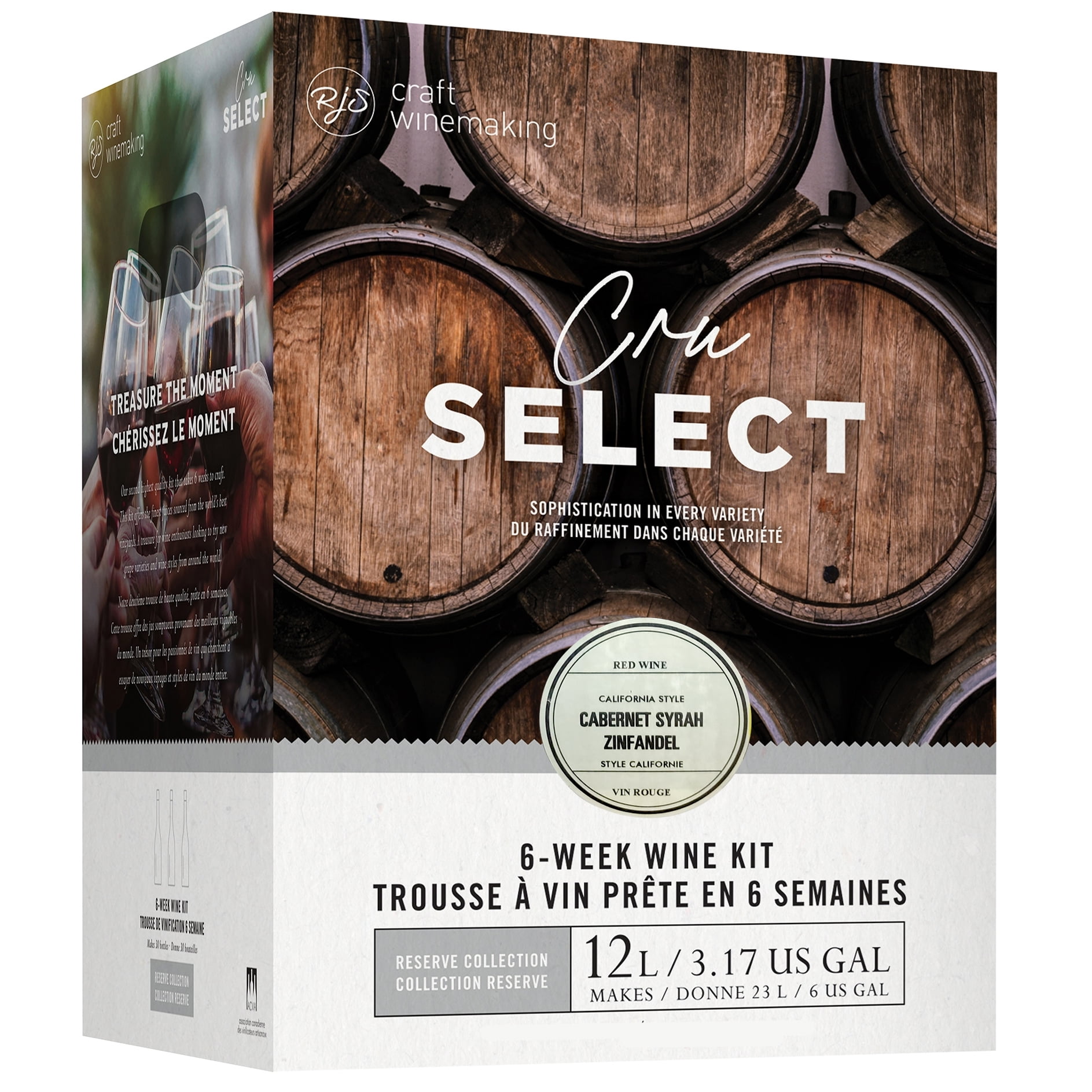 Wine Ingredient Kit - CRU SELECT California Style Cabernet Syrah ...