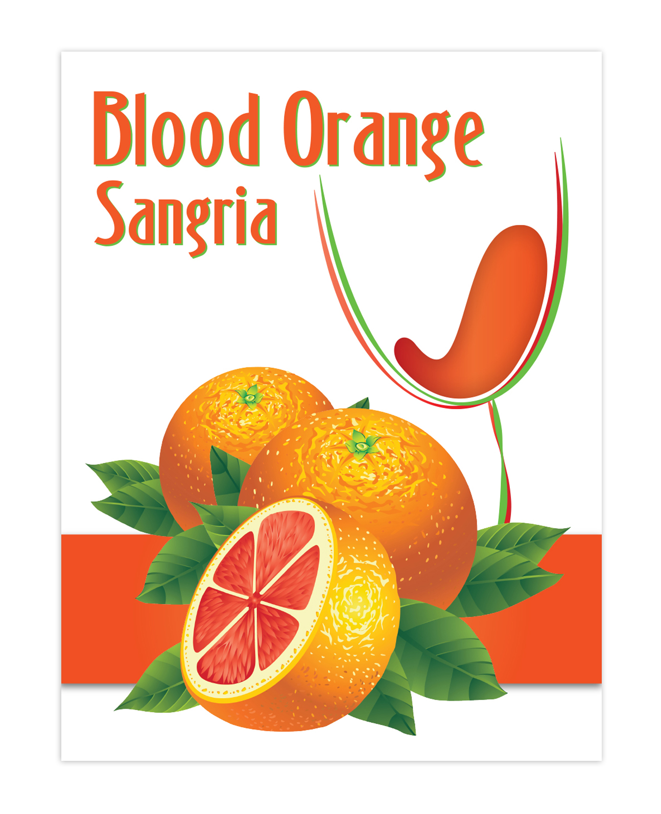 Wine Labels (Blood Orange Sangria) 30 Pack - Walmart.com