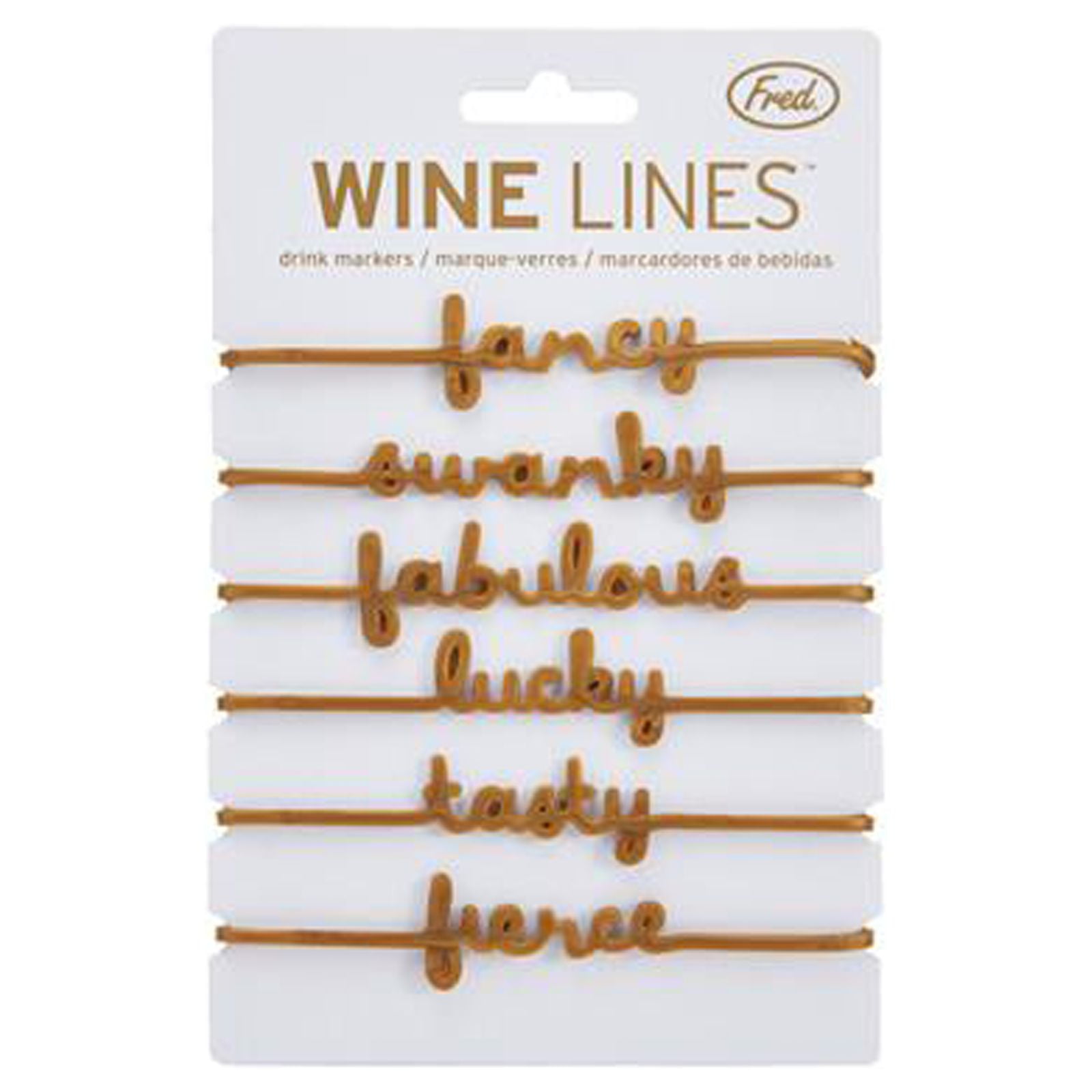 Wine Lines Sassy Drink Markers Fred - Walmart.com