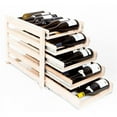 Wine Logic Five Tray 30 Bottle Storage Wine Rack - 22.25 x 18.25 x 16. ...