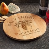 Wine Lovers Personalized Wood Lazy Susan - Walmart.com