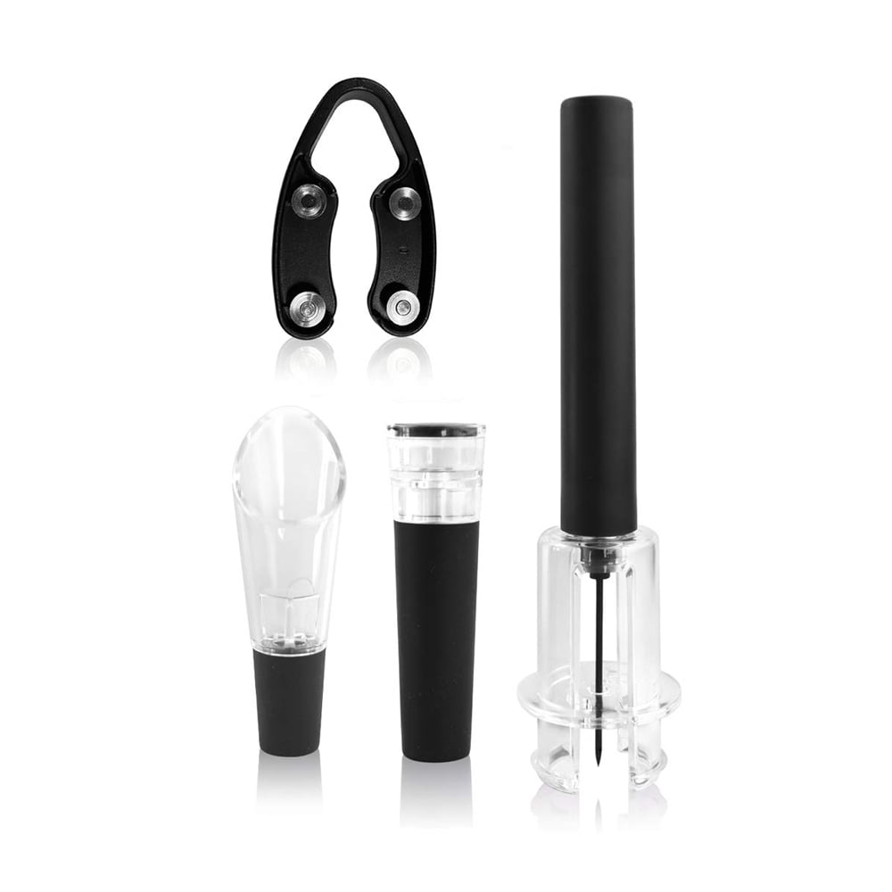 Wine Opener Cutter Gift Set for Wine Lovers | Upgraded Wine Pump Air ...