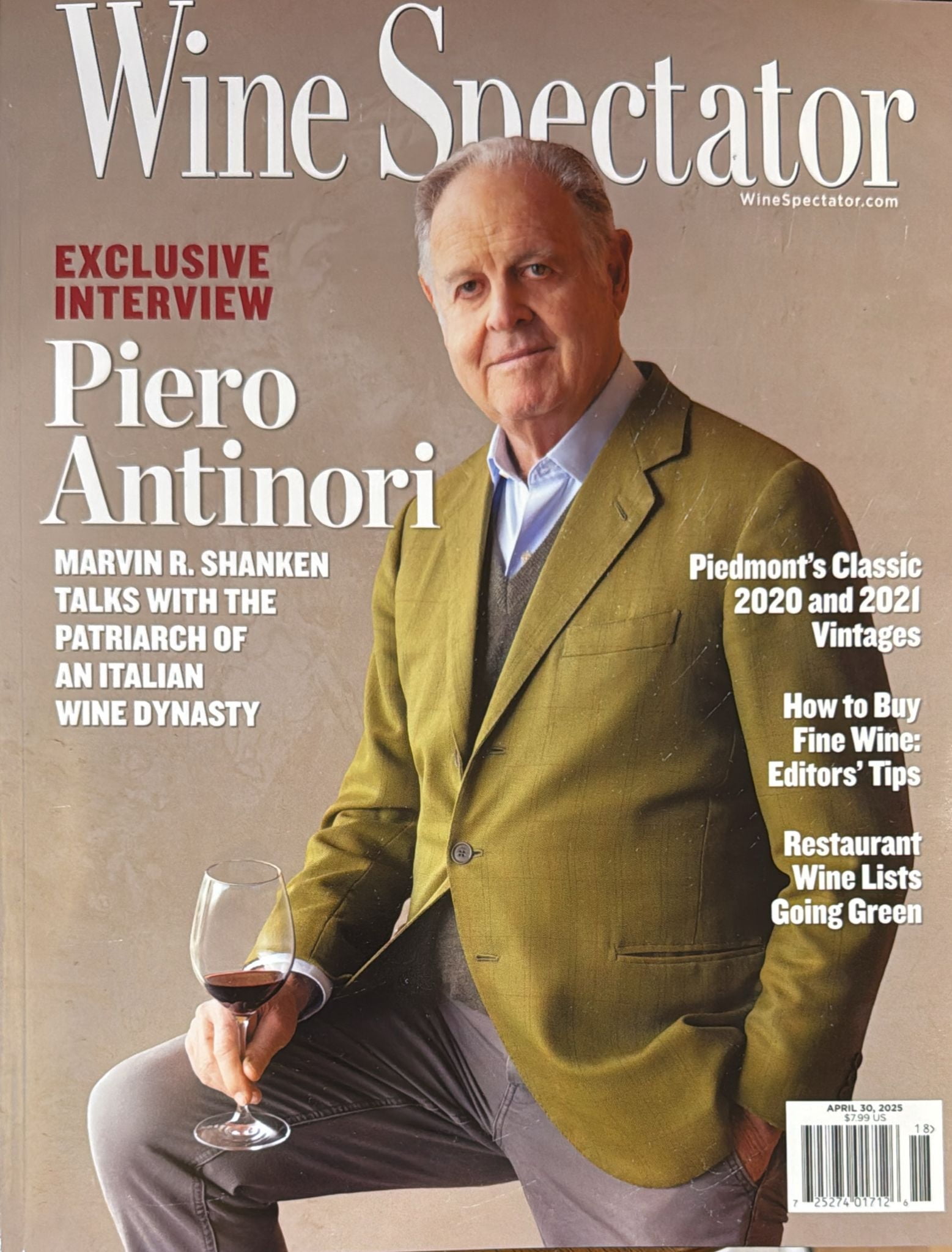 Wine Spectator Magazine April 30,2025 - Walmart.com