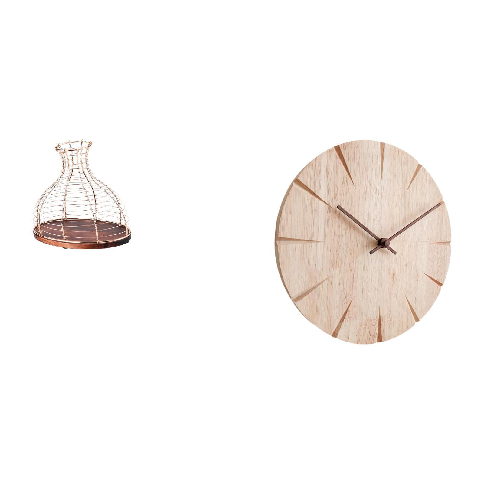 Wine Stopper Display Wall Clock Cork Holder Large Capacity Iron ...