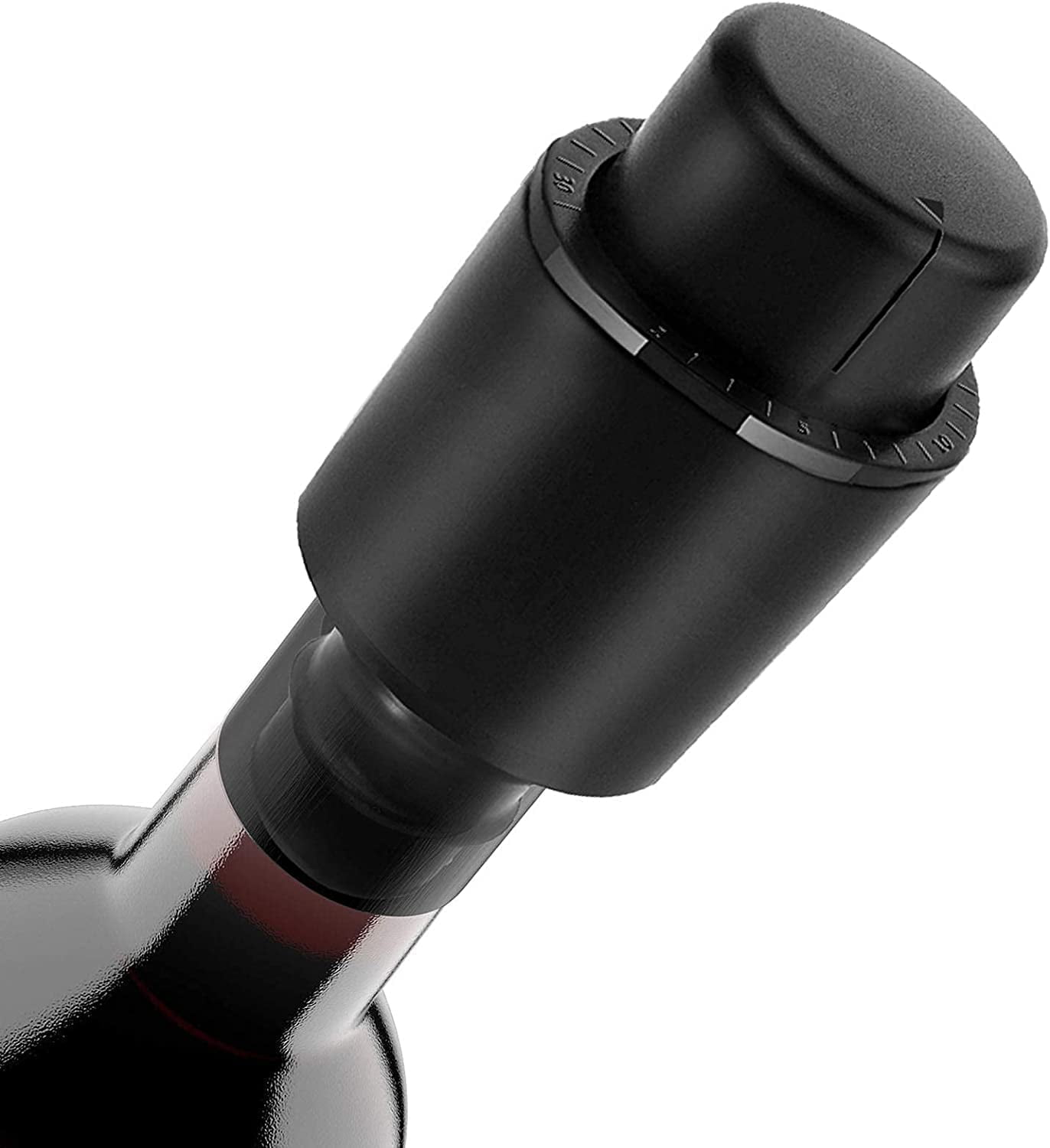 Wine Stopper, Reusable Wine Preserver, Silicone Sealed Wine Stoppers ...