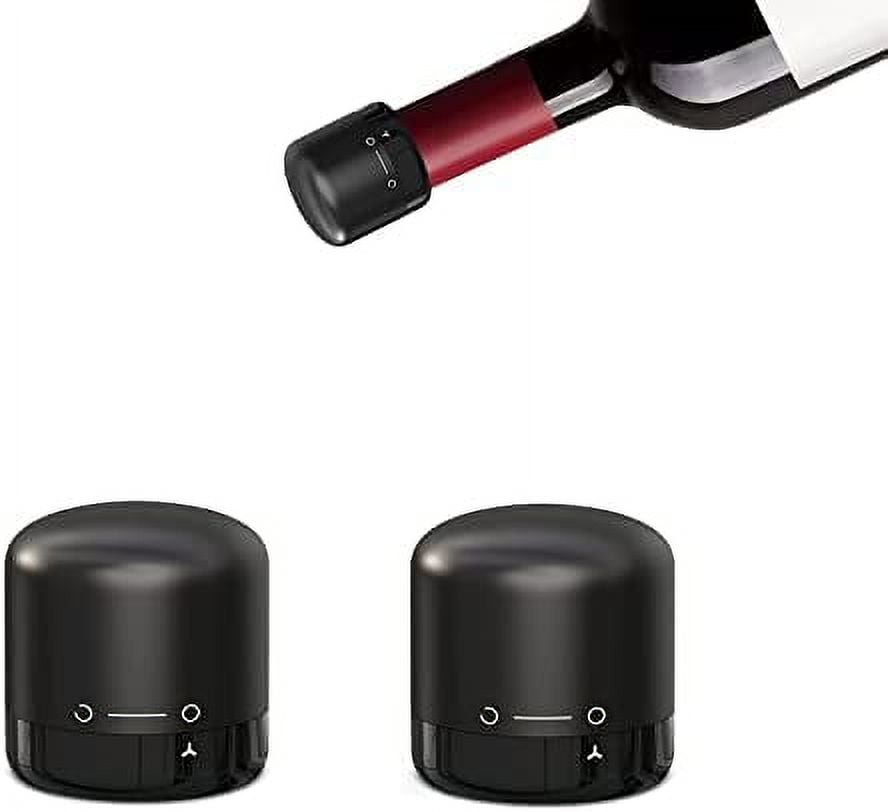 Wine Stoppers, Justup 2 Pack Wine Bottle Stoppers, Reusable Wine ...
