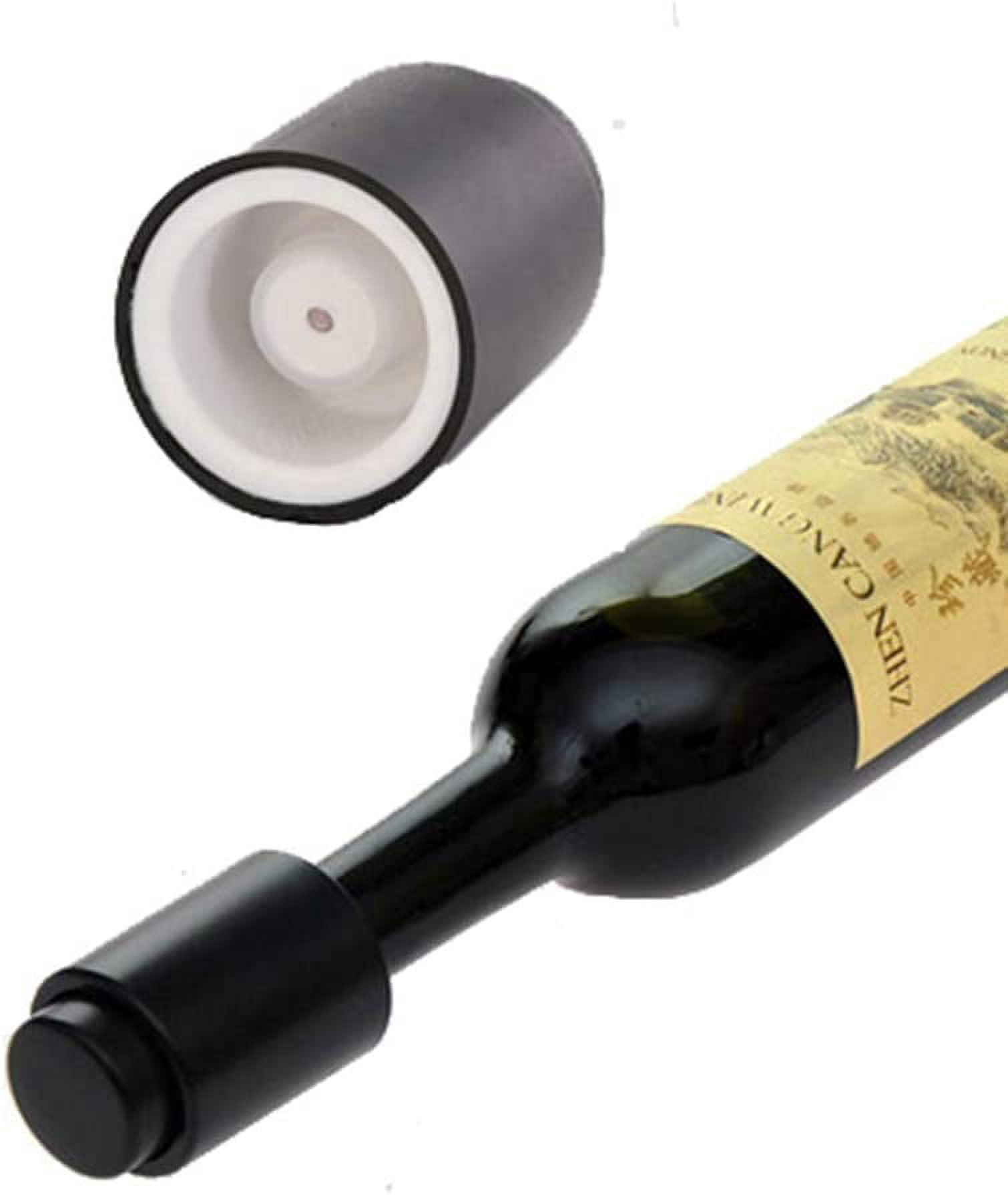 Wine Stoppers Vacuum Lock Bottle Wine Saver Leak-Proof Safe Storage ...