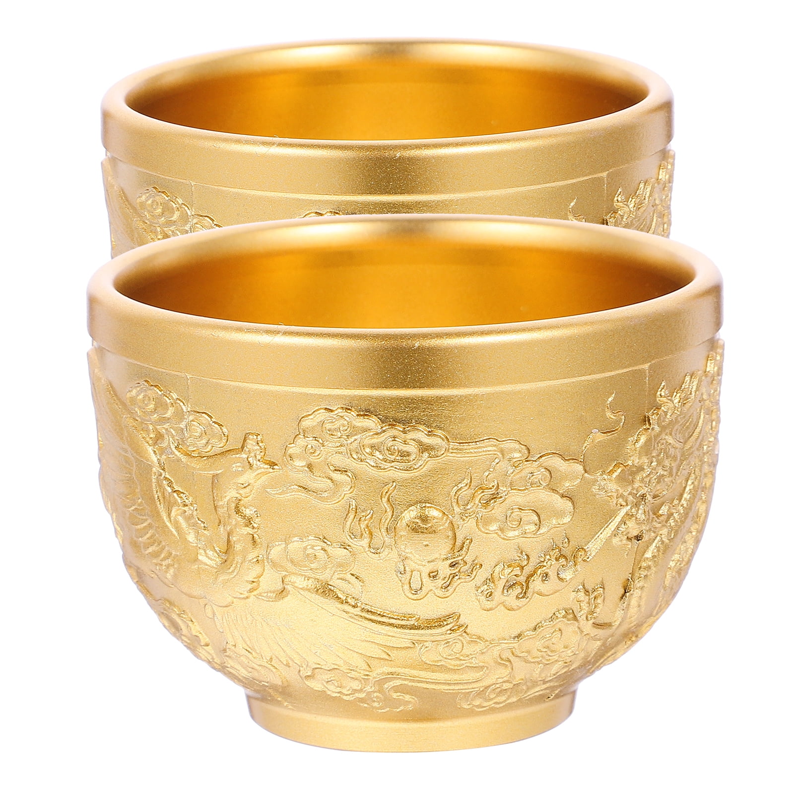 NUOLUX 2Set Retro Teaware Copper Tasting Cup Design For Special ...