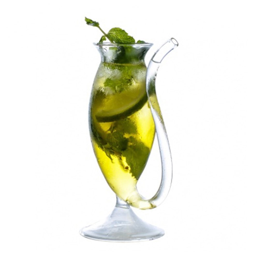 Wine Whiskey Glass Heat Resistant Sucking Juice Milk Drinking Tube ...