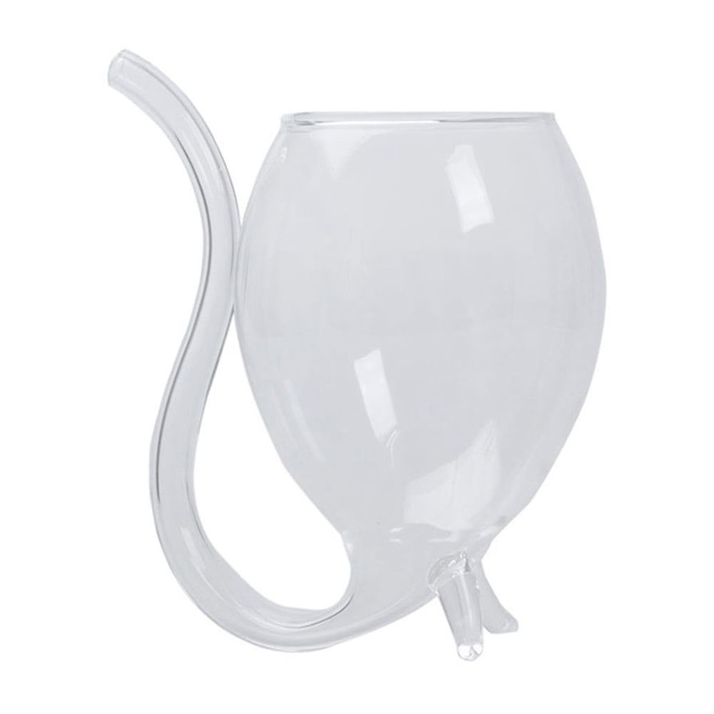 Wine Whiskey Glass Heat Resistant Sucking Juice Milk Drinking Tube ...