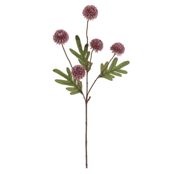 Wine Wine Colour Simulated Five Head Scallion Ball Chrysanthemum ...