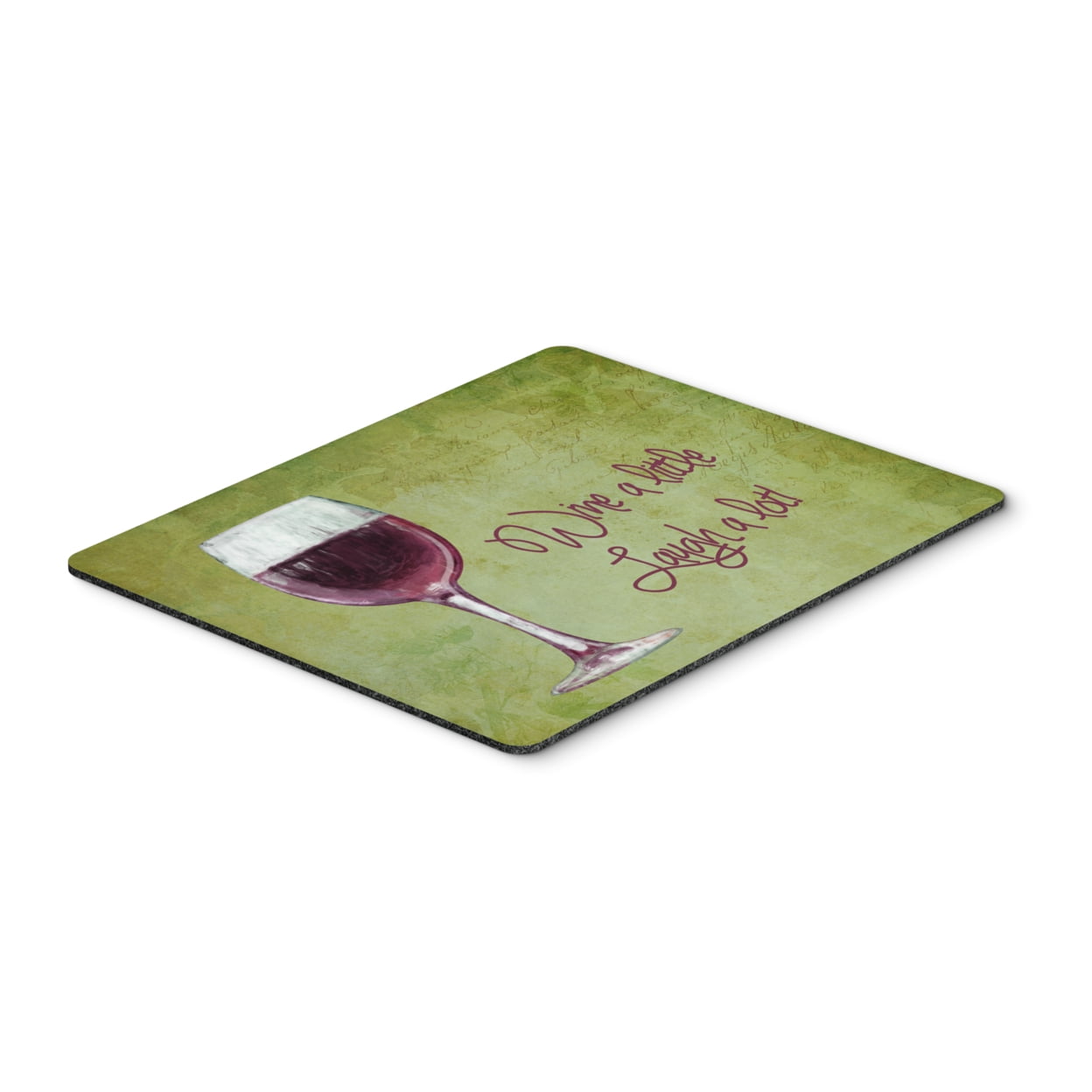"Wine a little laugh a lot Mouse Pad Hot Pad or Trivet" - Walmart.com