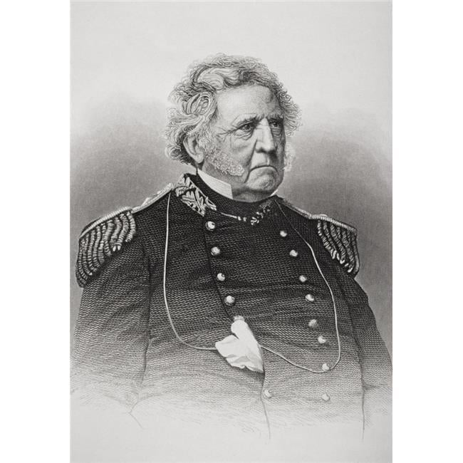Winfield Scott 1786 To 1866. Union General During American Civil War ...
