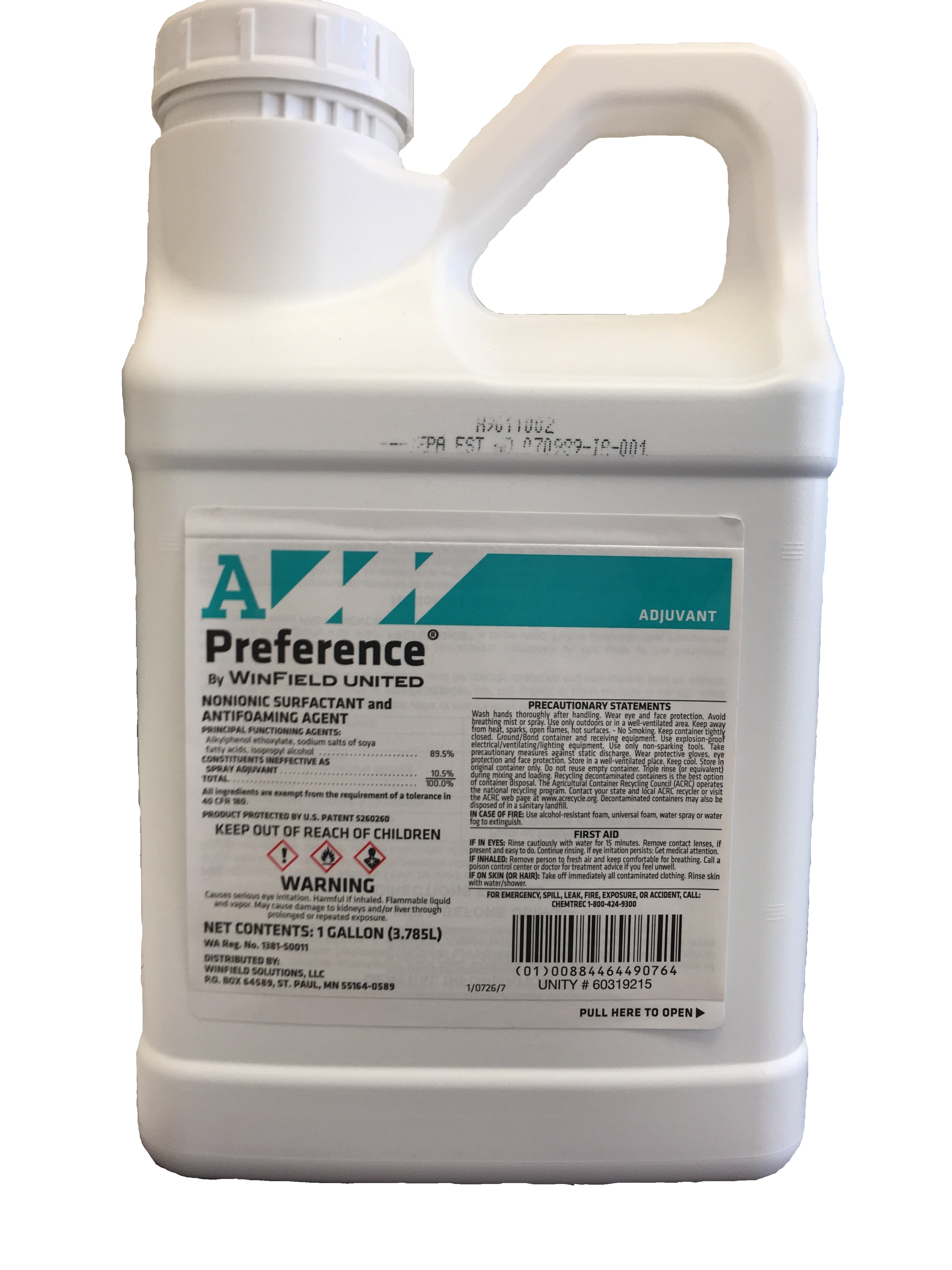Winfield United Preference Nonionic Surfactant and Antifoaming Agent 1 ...