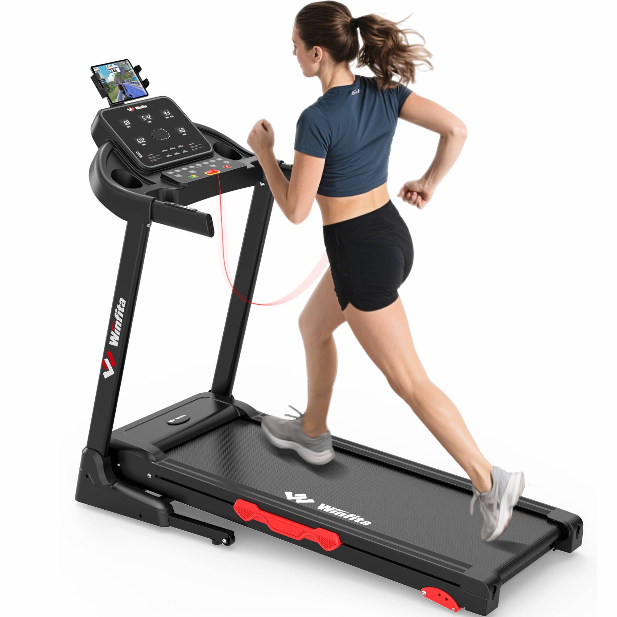 Treadmill 300 lb Capacity, Running Machine with Incline, 3.5 HP Ultra ...