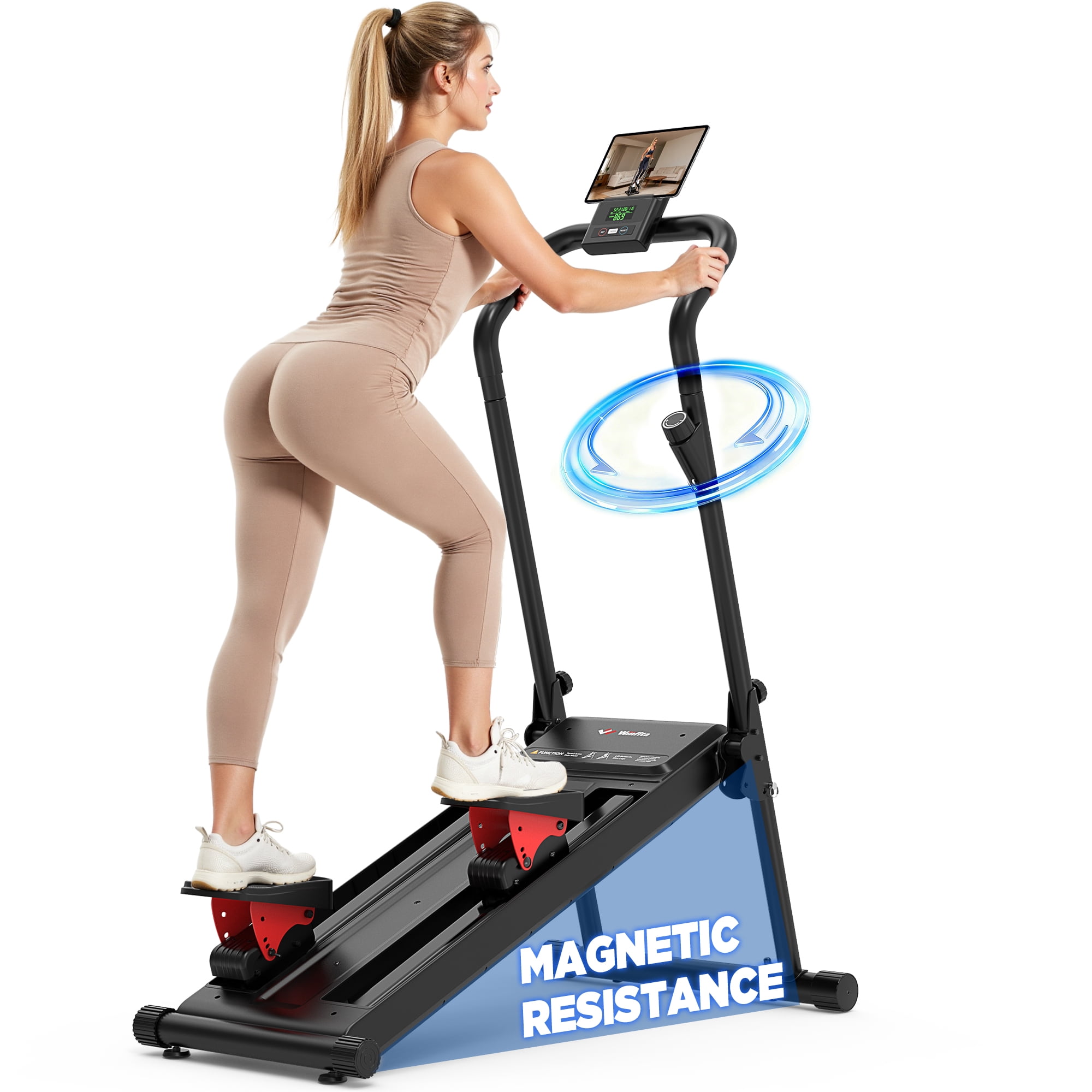 Winfita Magnetic Stair Stepper Machine with 100% Micro-adjustable ...